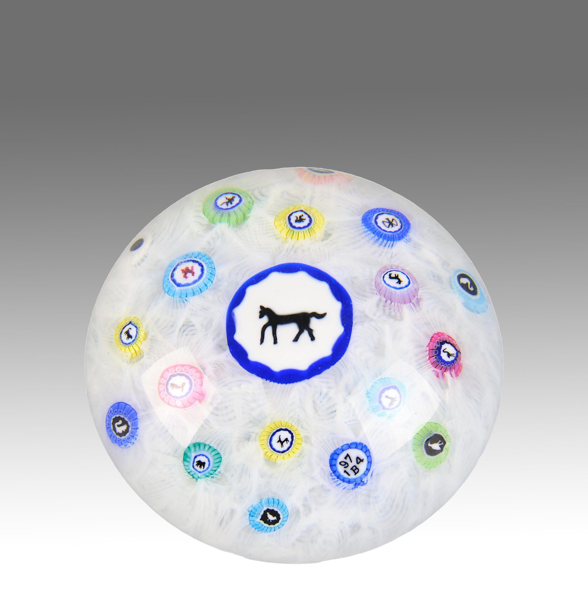 Baccarat Horse Paperweight - Bacarrat Glass - Hickmet Fine Arts