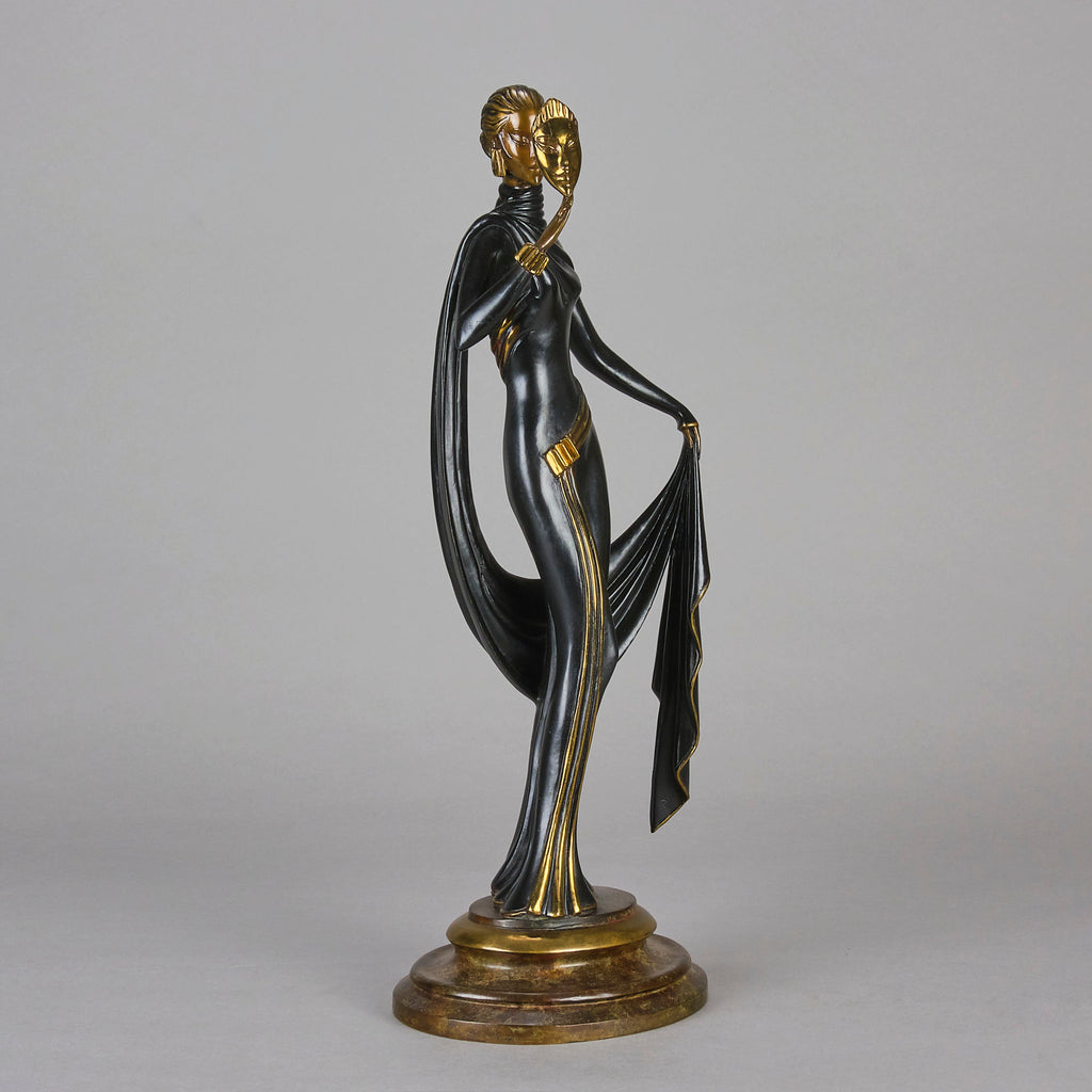 Erte La Masque - Limited Edition Bronze - Hickmet Fine Arts