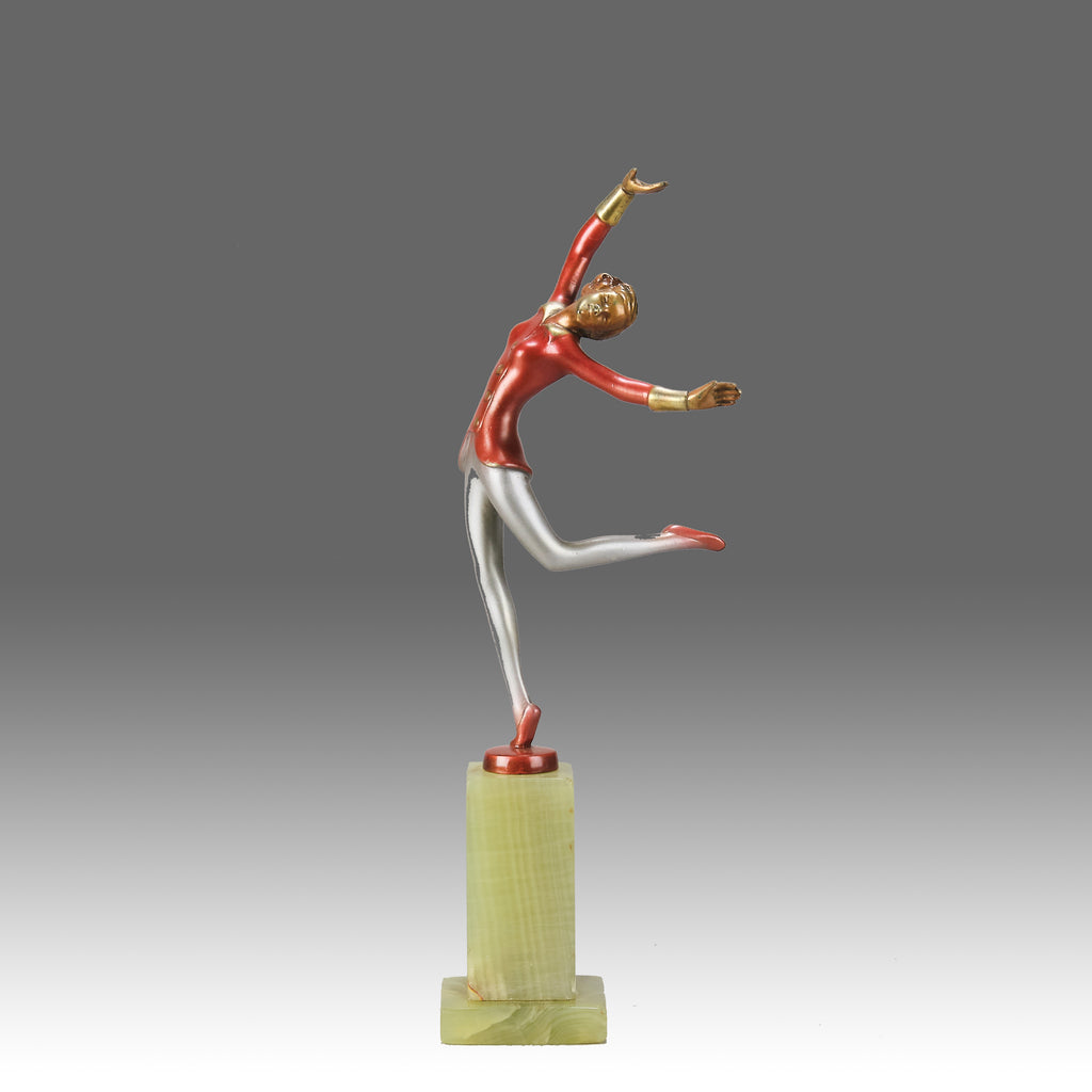 Josef Lorenzl Fleur - Art Deco Bronze - Hickmet Fine Arts