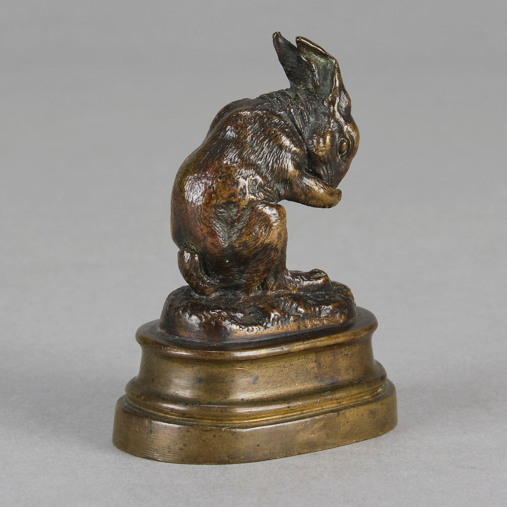 Animal Bronze - Isidore Bonheur Rabbit - Hickmet Fine Arts