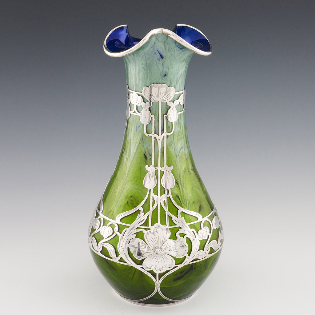 Loetz Titania Silvered Glass - Art Nouveau Vase by Johann Loetz - Art ...