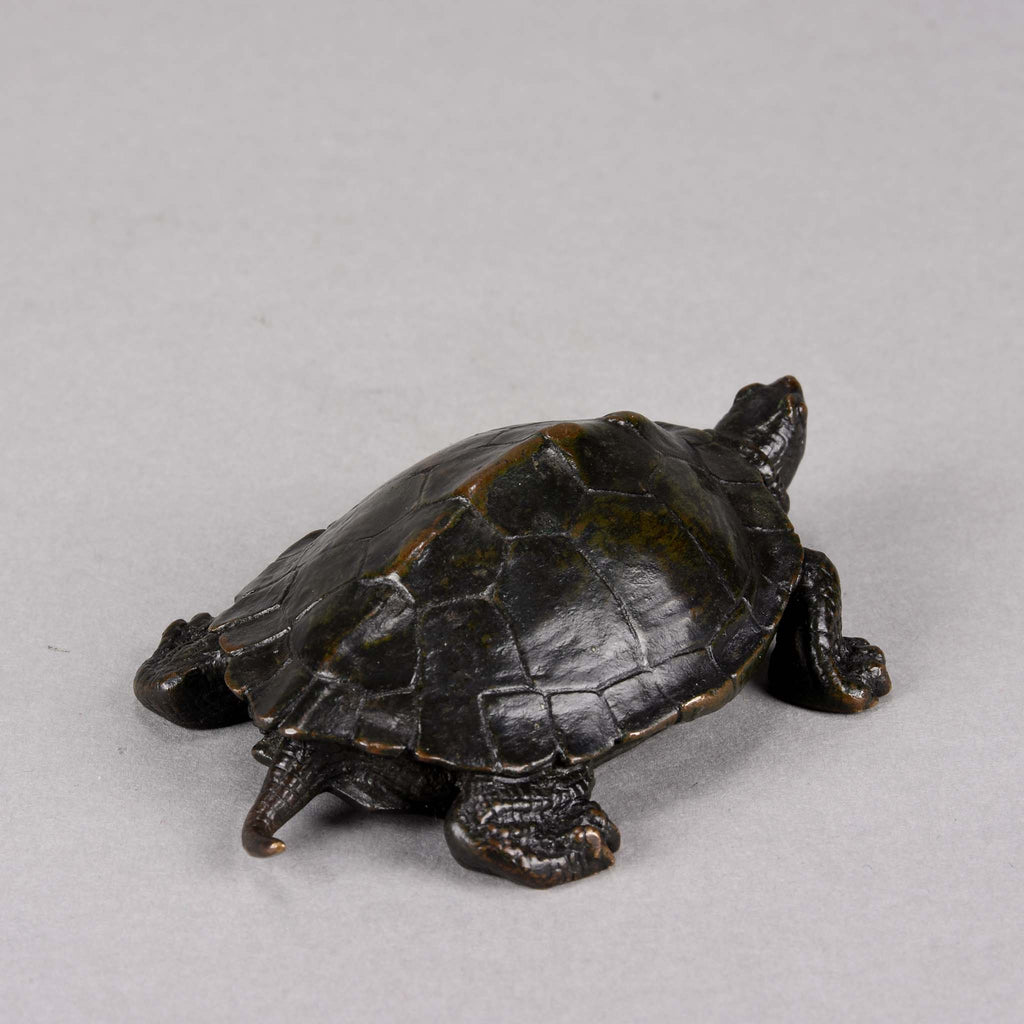Barye Bronze Tortue - Animalier Bronze Tortoise - Hickmet Fine Arts