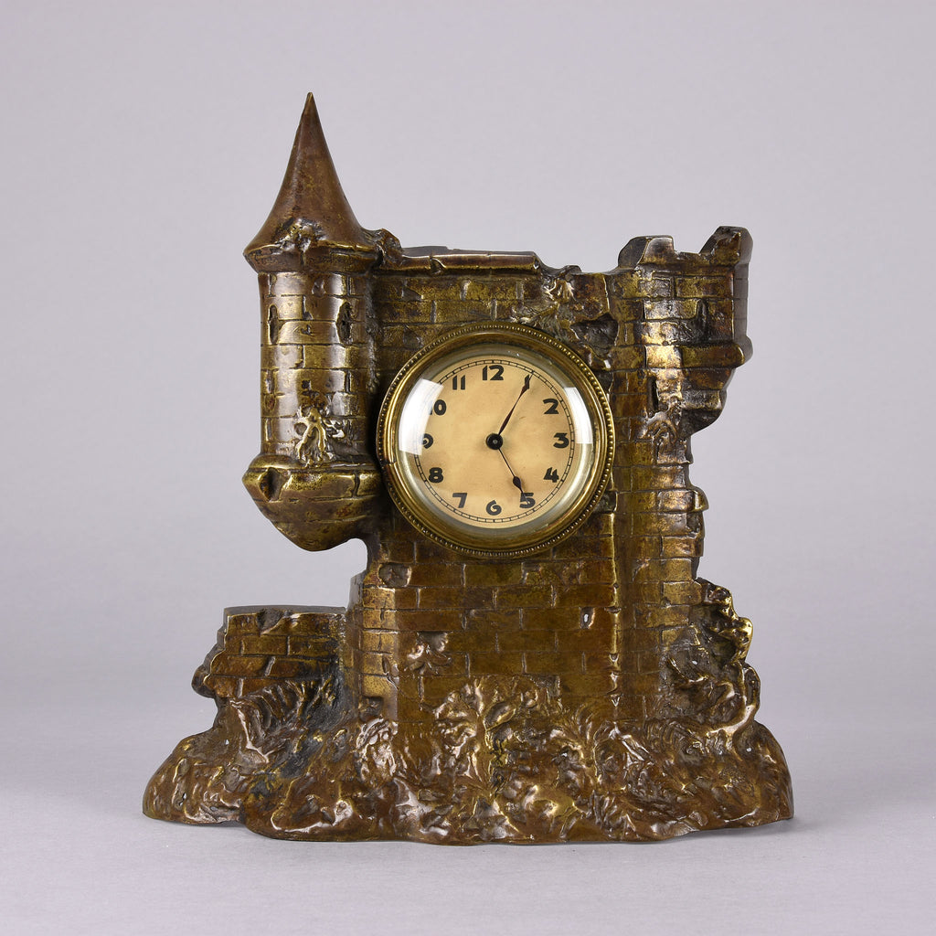 Castle Mantle Clock - Hickmet Fine Arts