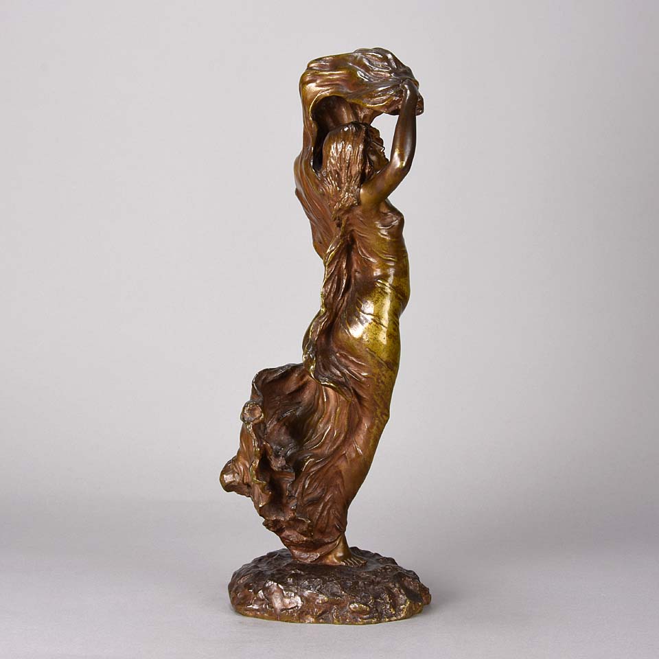 Art Nouveau Dancer - Léon Delagrange Bronze - Hickmet Fine Arts