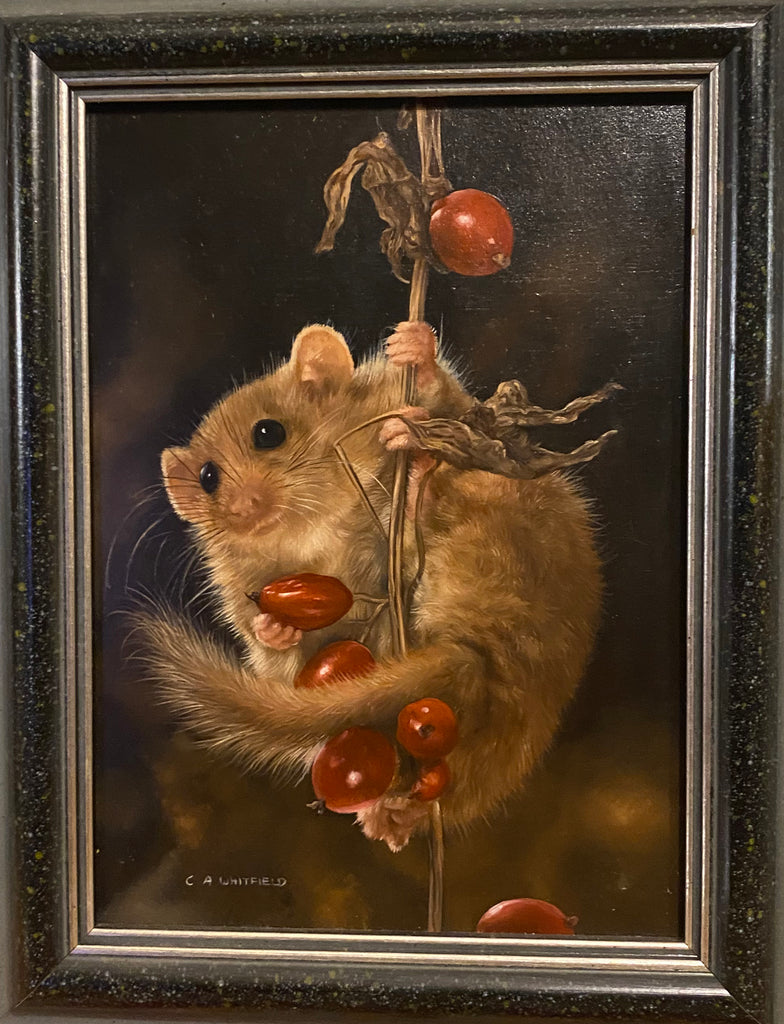 Carl Whitfield Oil Painting - Field Mouse - Hickmet Fine Arts