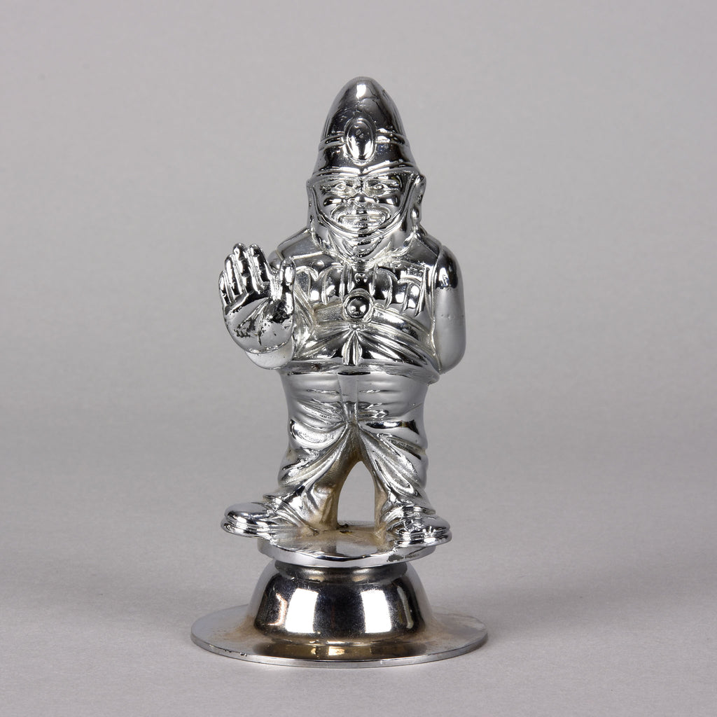 Policeman Car Mascot - Silver Plated - Hickmet Fine Arts
