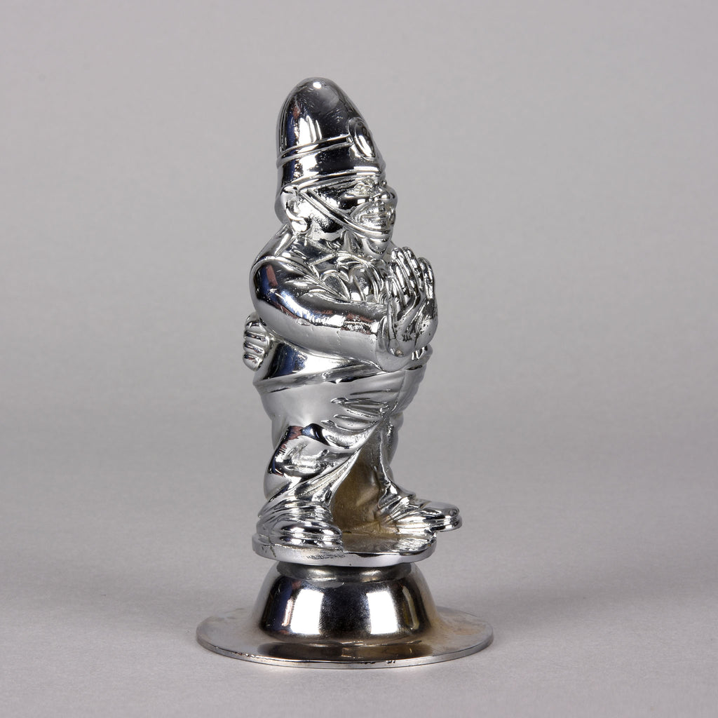 Policeman Car Mascot - Silver Plated - Hickmet Fine Arts