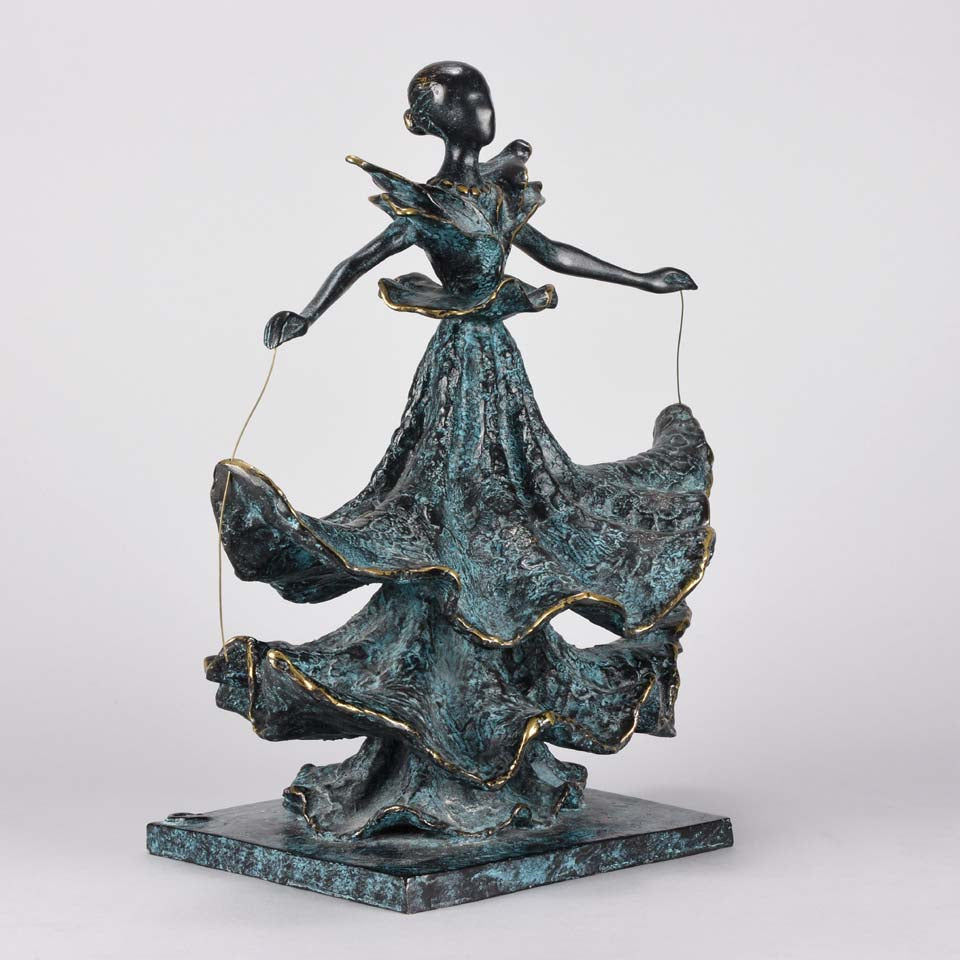 Dali Bronze -"Dalinian Dancer" by Salvador Dali - Hickmet Fine Arts