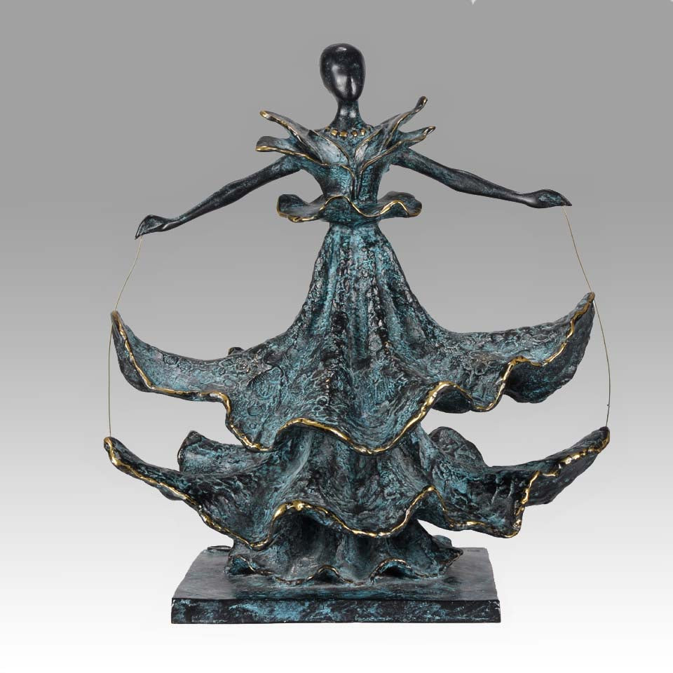 Dali Bronze -"Dalinian Dancer" by Salvador Dali - Hickmet Fine Arts