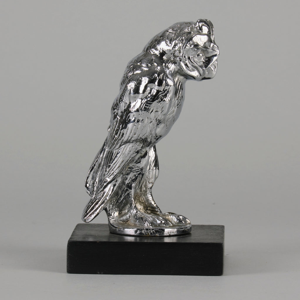 Art Deco Owl Car Bonnet Mascot - Hickmet Fine Arts